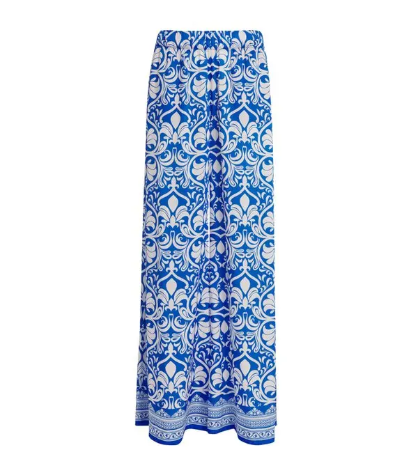 Alice + Olivia Keegan Wide-leg Trousers - Blue
