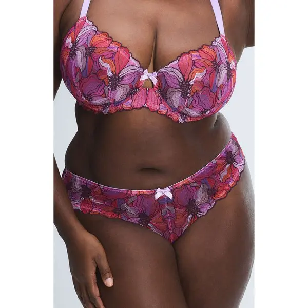 SAVAGE X FENTY Mosaic Floral Lace Cheeky Briefs