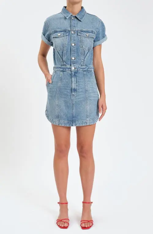 DAZE Topanga Denim Dress - Plot Twist