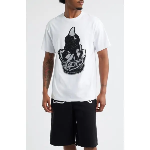 ICECREAM Gleam Embellished T-shirt