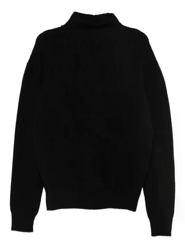Rick Owens High-neck Sweater - Black