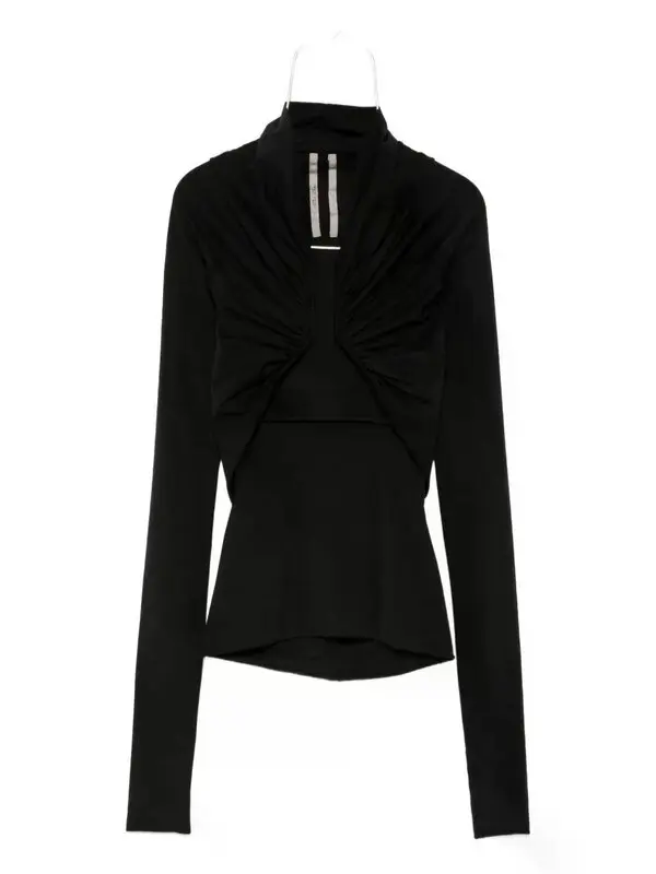 Rick Owens Cut-out Long Sleeve Top