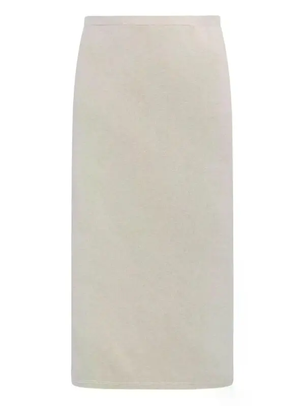 Rosetta Getty Knitted Midi Skirt
