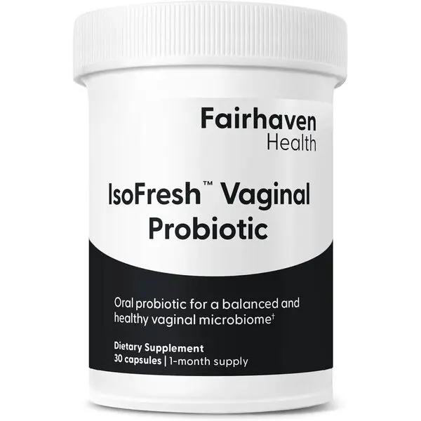 FAIRHAVEN HEALTH Isofresh Vaginal Probiotic 30 Capsules