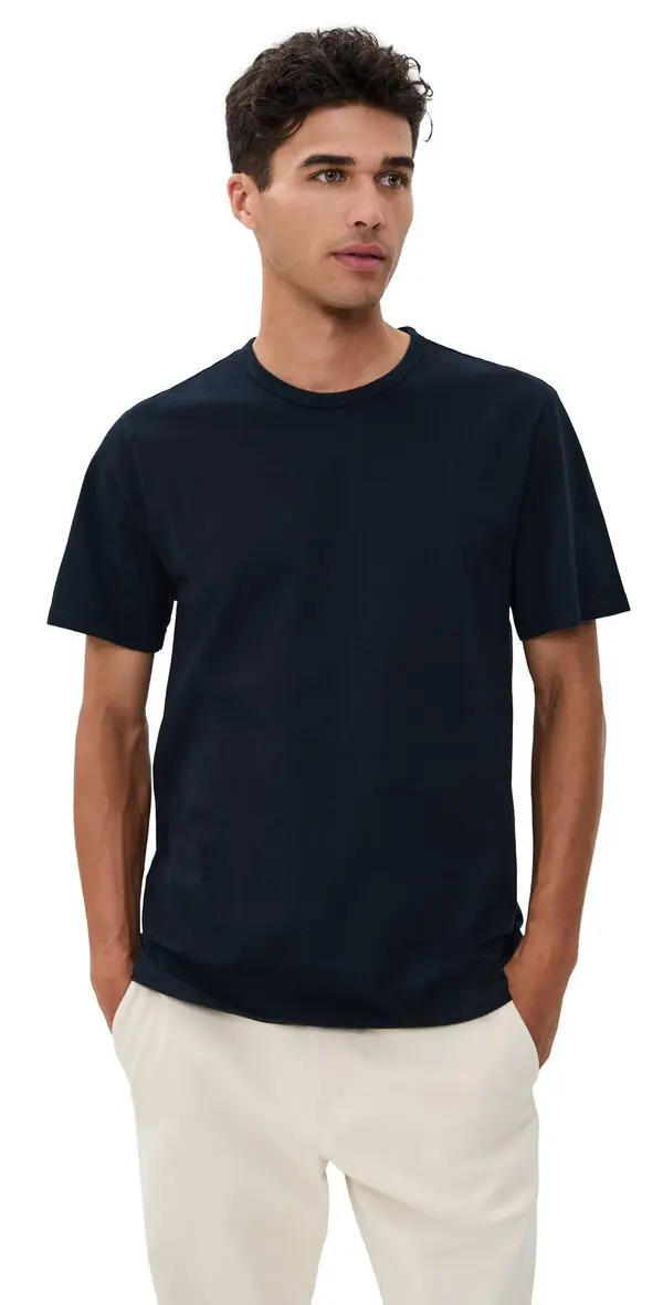 Vince Garment Dye Crew Tee - Washed Coastal