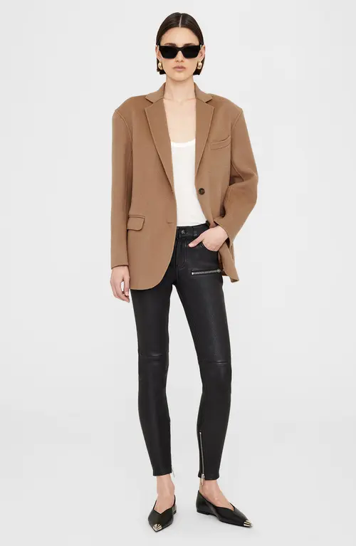 ANINE BING Quinn Blazer - Camel