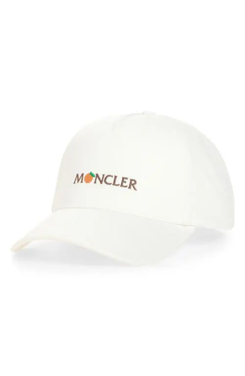 Moncler X Gilga Farm Donald Glover Embroidered Baseball Cap - White