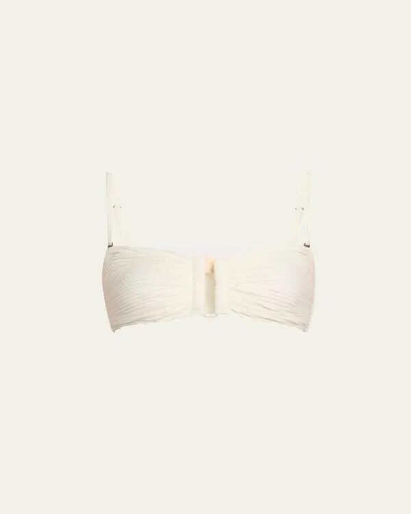 Ulla Johnson Santorini Scalloped Bikini Top