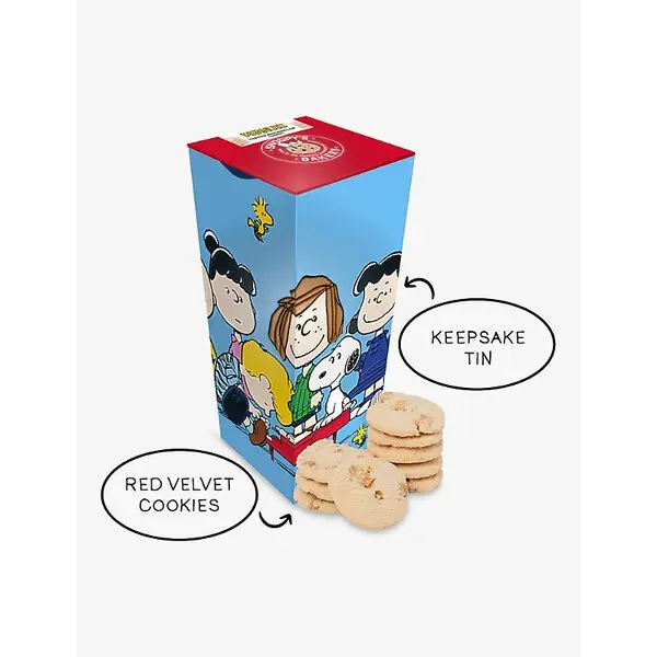 SNOOPY Friends Toasted Marshmallow Cookies Tin 150g