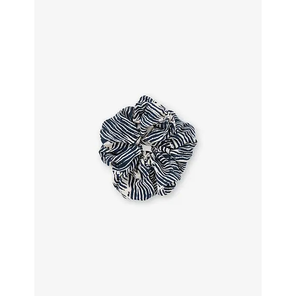 Whistles Woven Abstract-pattern Scrunchie