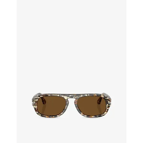 Persol Pilot-frame Acetate Sunglasses - Multi-coloured