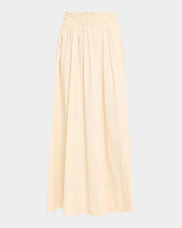 Lafayette 148 New York Ruched A-line Maxi Skirt