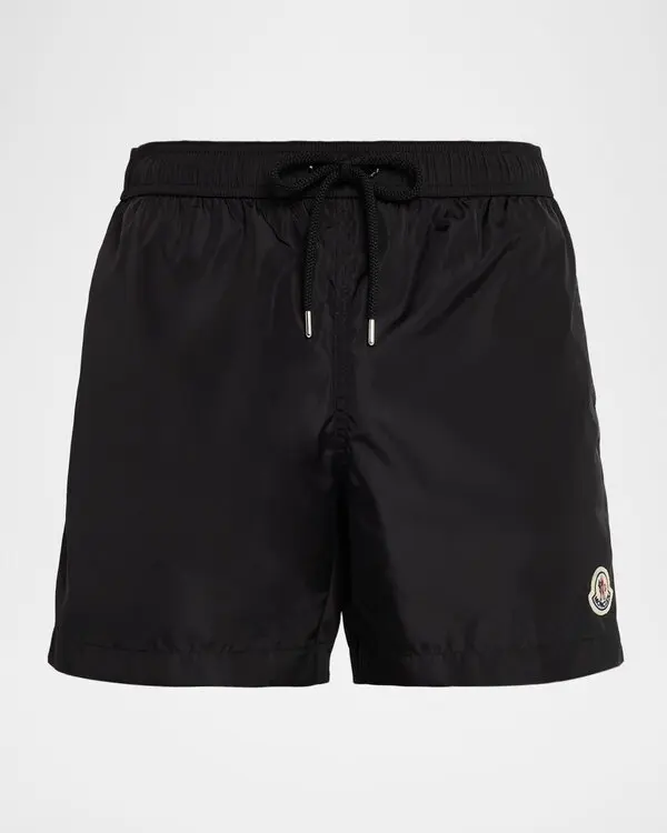 Moncler Drawstring Swim Shorts - Black