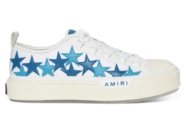 Amiri Stars Court Lowin Sneakers - Blue/white