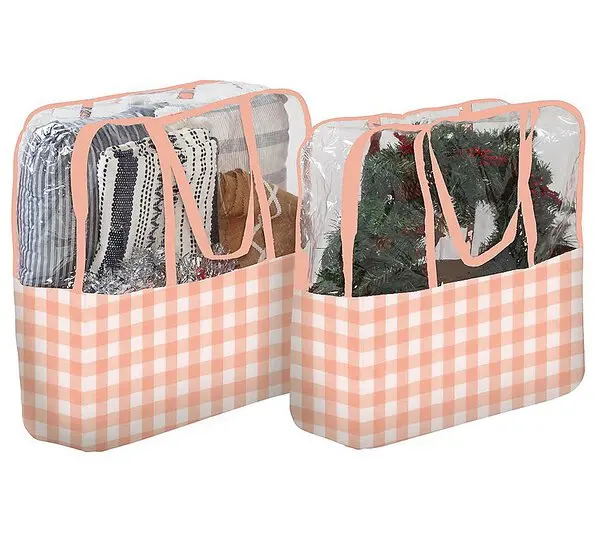 HONEY-CAN-DO As Is Set Of 2 30' Everyday Storage Totes