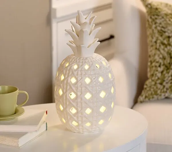 MRS. H As Is Ceramic Illuminated Pineapple