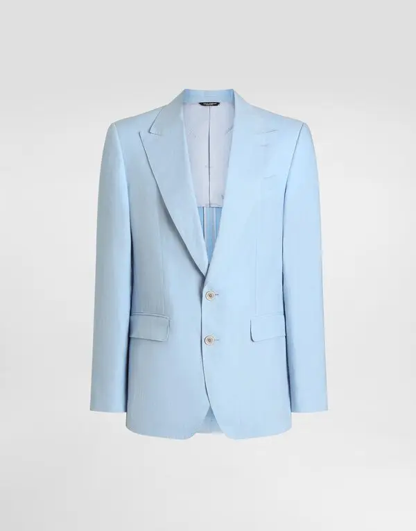 Dolce & Gabbana Sicilia Single-breasted Linen Jacket