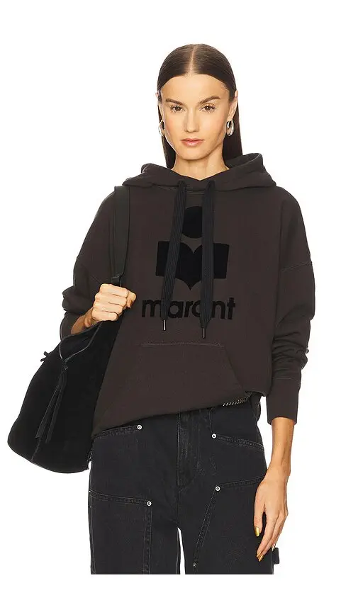 Isabel Marant Mansel Hoodie - Faded Black