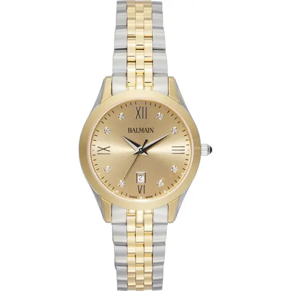 Balmain Classic Diamond Two-tone Bracelet Watch