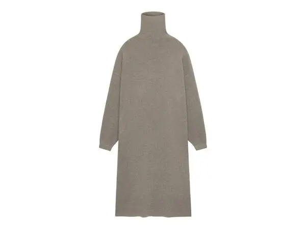 Fear Of God Essentials Waffle Knit Turtleneck Dress