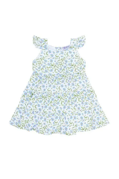 NELLAPIMA Vines Print Ruffle Dress