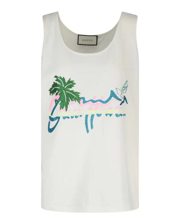 Gucci Printed Tank Top