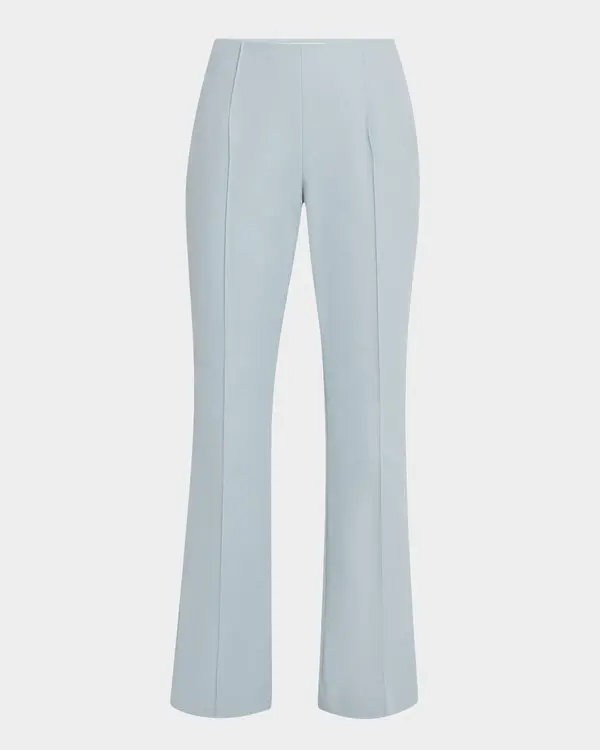 Lafayette 148 New York Vesey Seamed Flare-leg Crop Pants