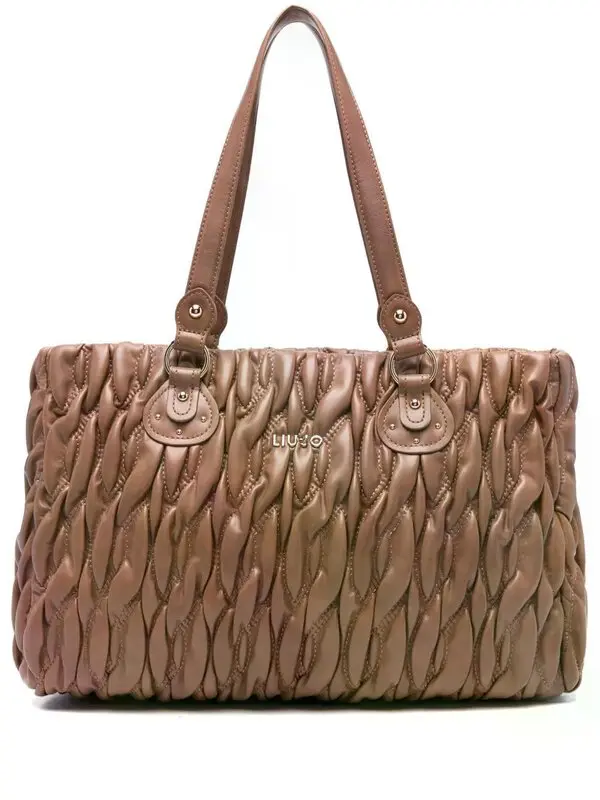 Liu Jo Quilted Tote Bag - Brown