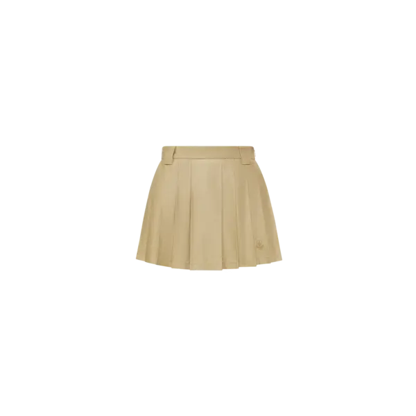 Moncler Pleated Mini Skirt - Beige