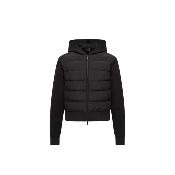 Moncler Padded Cotton Zip-up Hoodie