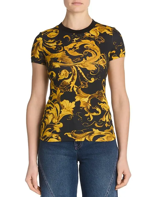 Versace Acanthus Print Tee