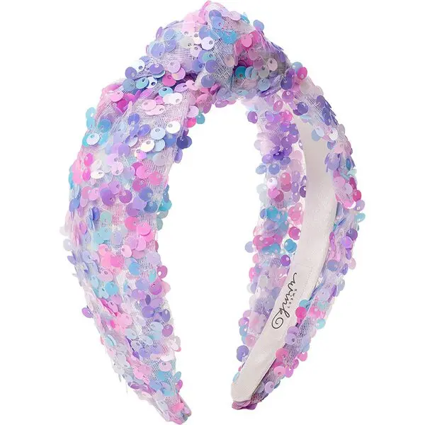 SWEET WINK Sequin Embellished Headband