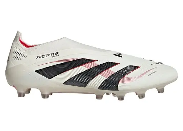 Adidas Predator Elite Laceless Ag - Off White/core Black/pure Ruby