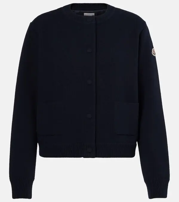 Moncler Down Cardigan - Black