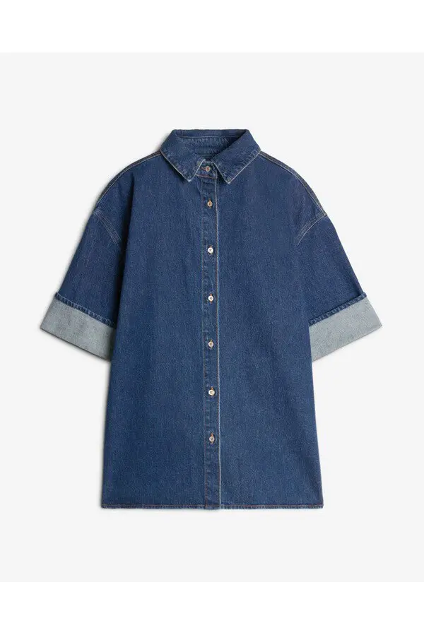 7 For All Mankind Nina Cuffed Overshirt