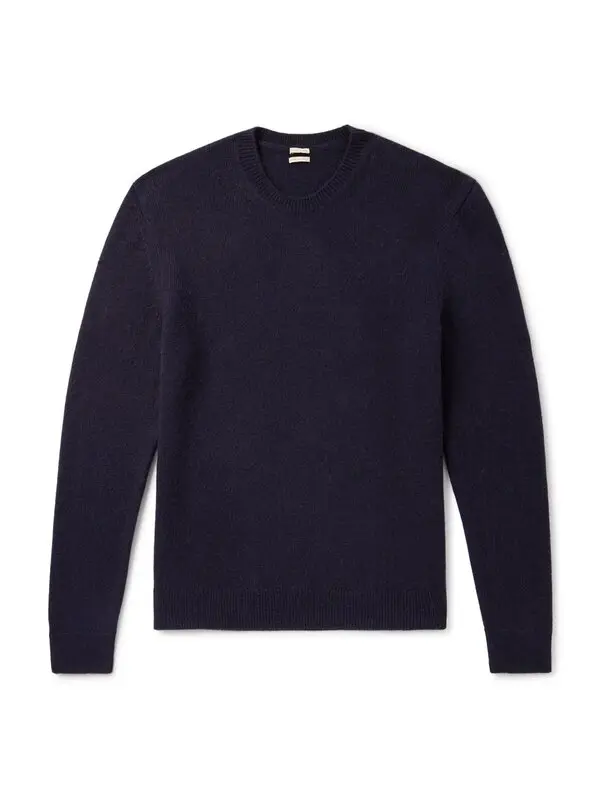 Massimo Alba Ares Cashmere And Alpaca-blend Sweater - Blue