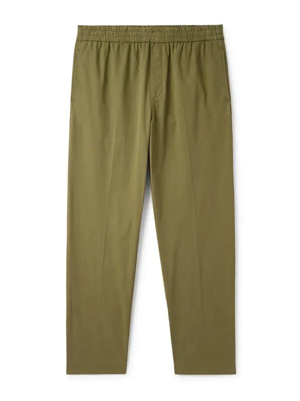 A.p.c. Pieter Straight-leg Pleated Cotton Trousers