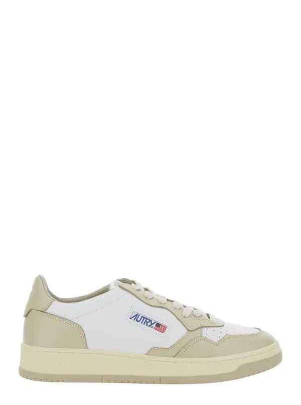 AUTRY Medalist Low-top Sneakers - Beige