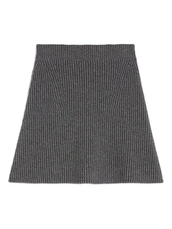 JIL SANDER Wool Mini Skirt