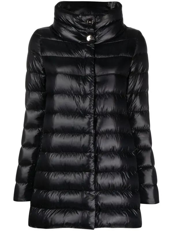 Herno Ameli Midi Down Jacket - Black