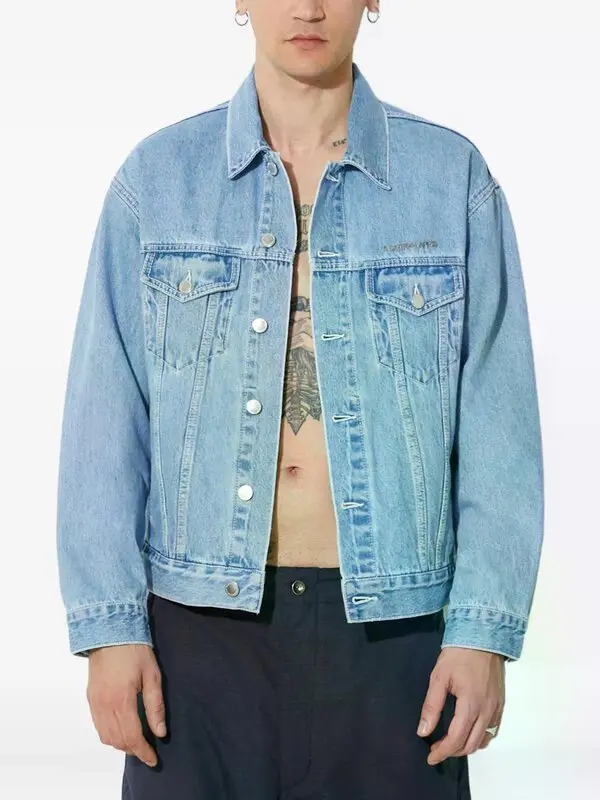 A BATHING APE® Star-detail Denim Trucker Jacket