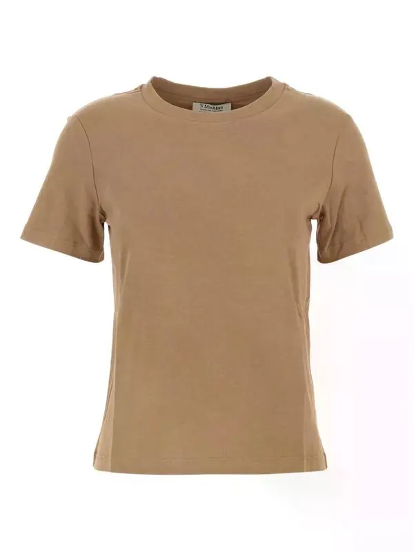 Max Mara Cotton T-shirt - Neutrals