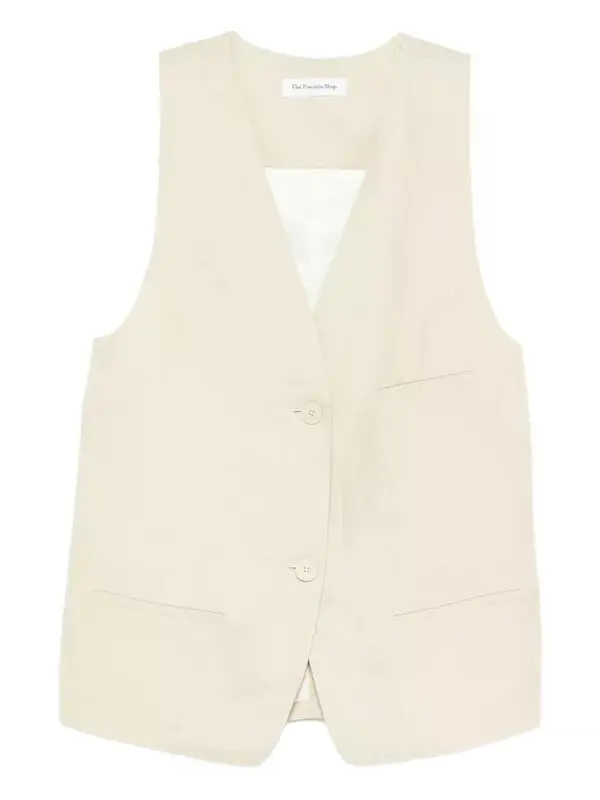 THE FRANKIE SHOP Melrose Waistcoat - Neutrals