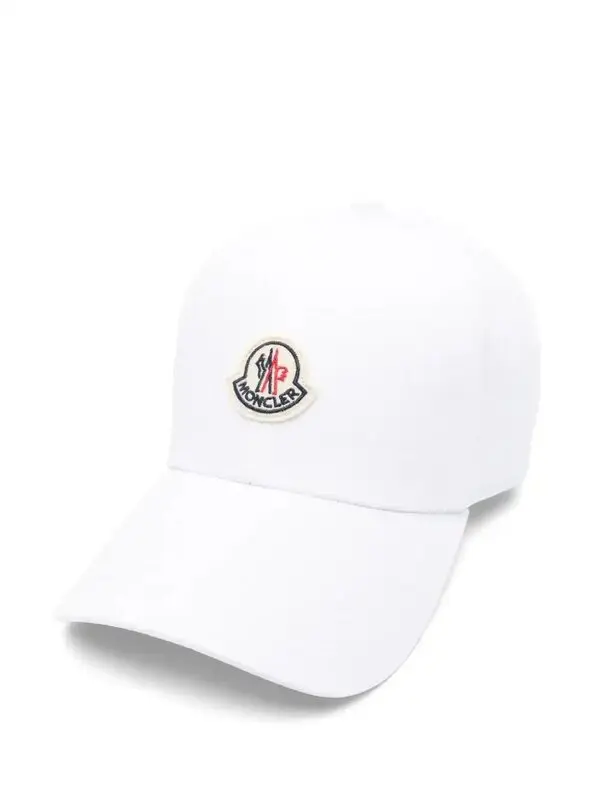 Moncler Logo-patch Baseball Cap - 034 Natural