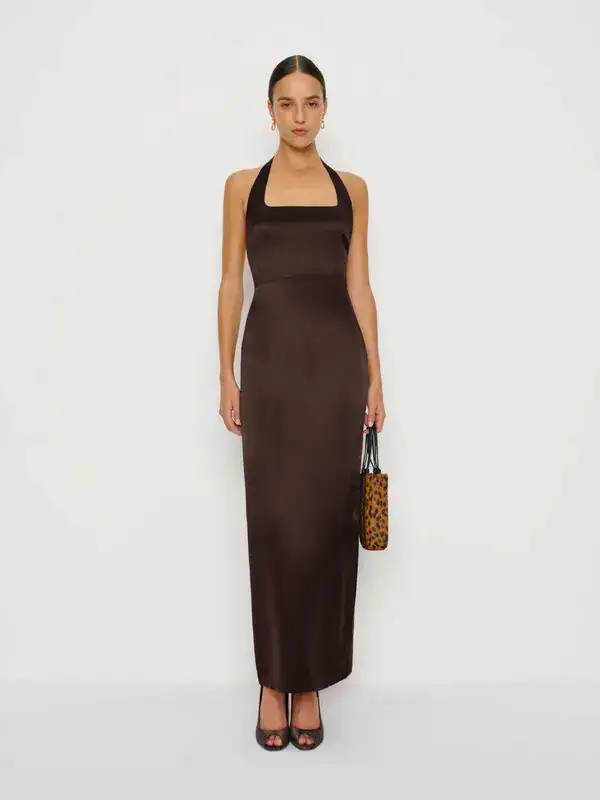 sienna halter maxi dress Confête