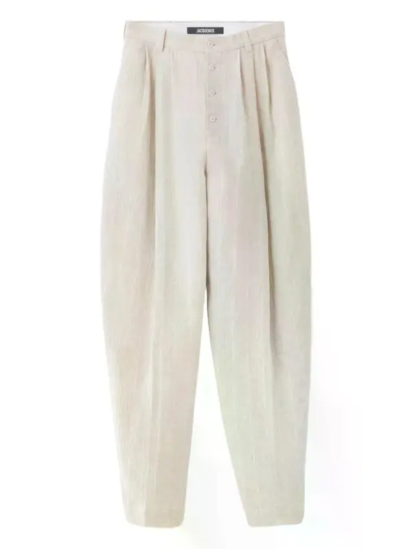 Jacquemus Button-front Pleated Trousers