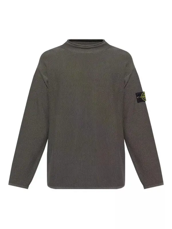 Stone Island Compass-badge Knitted Sweater