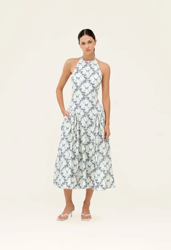 SECRETO Balsa Gloriosa Midi Dress