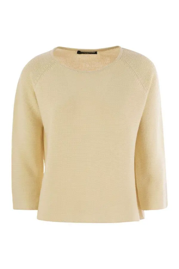 Max Mara Addotto Cotton Yarn Sweater