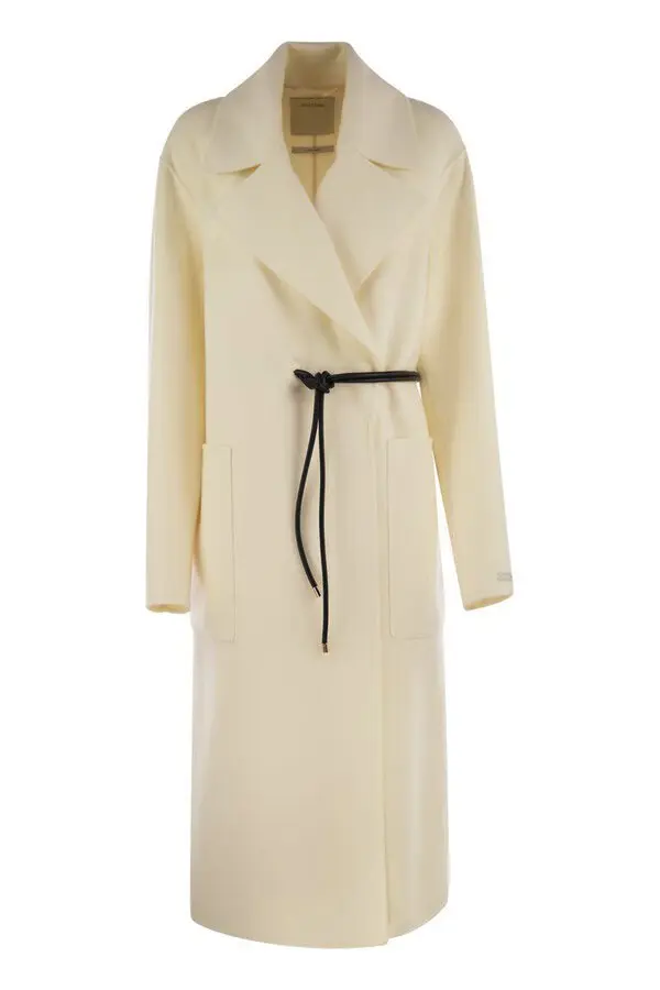 Sportmax Abate Double Dressing Gown Coat - Beige